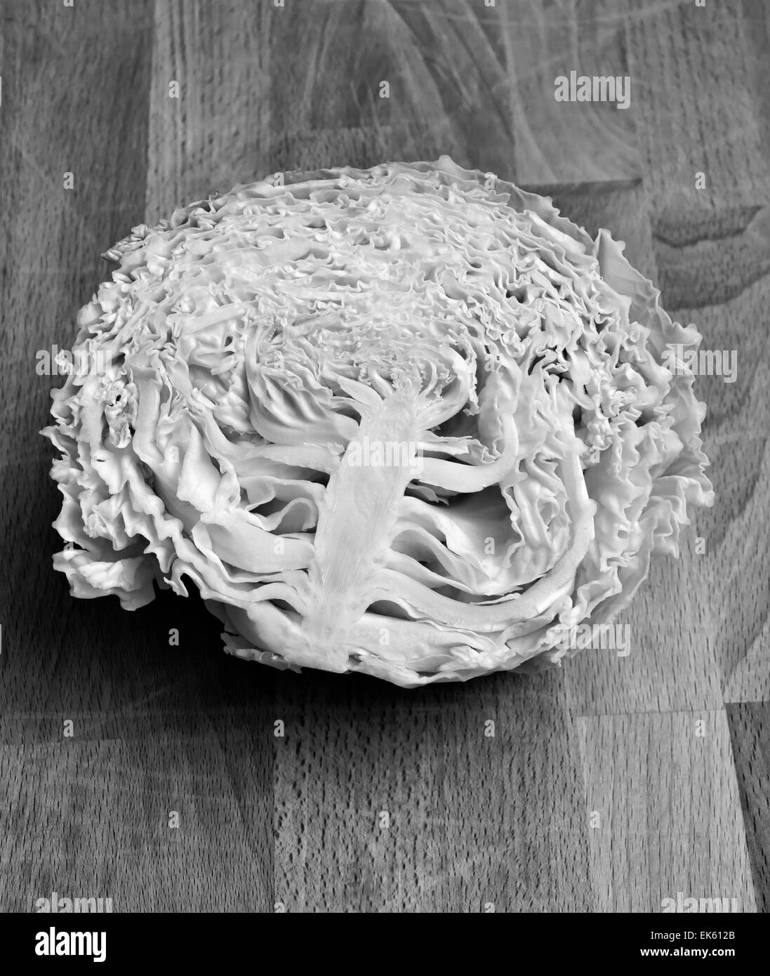 Leaves on a table Black and White Stock Photos & Images - Alamy