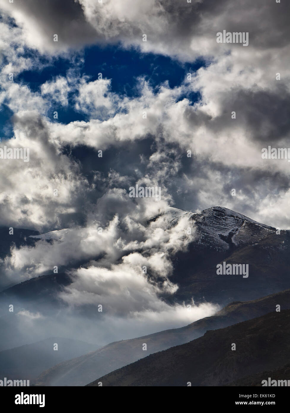 Italy, Calabria, panoramic view of Sila mountains in winter Stock Photo ...