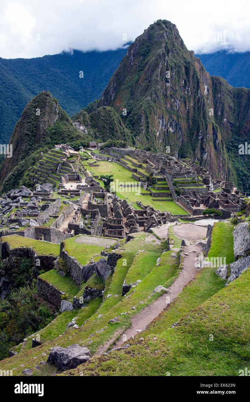 The Inca citadel of Machu Picchu in Peru, South America Stock Photo - Alamy