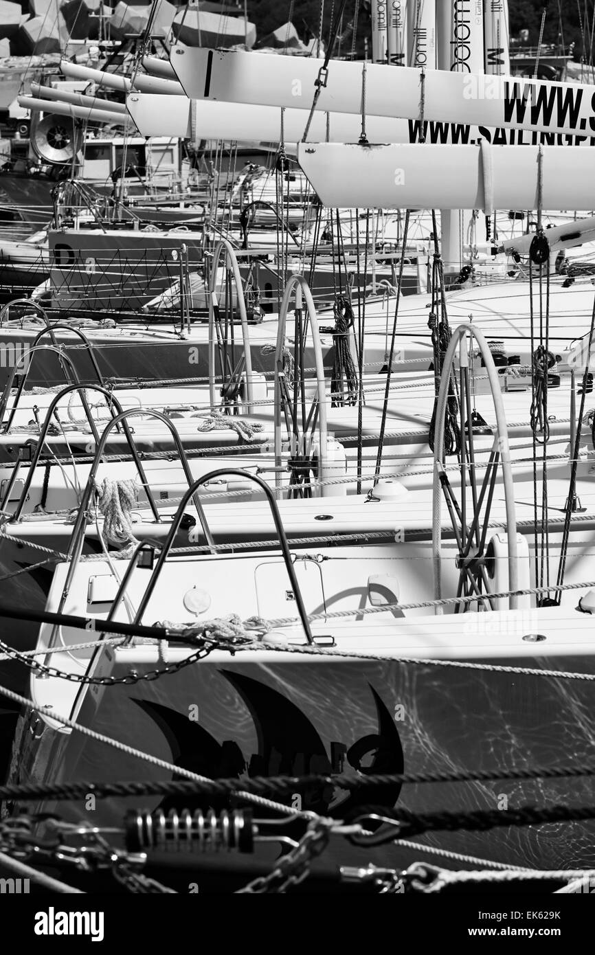 Summer june in italy Black and White Stock Photos & Images - Alamy