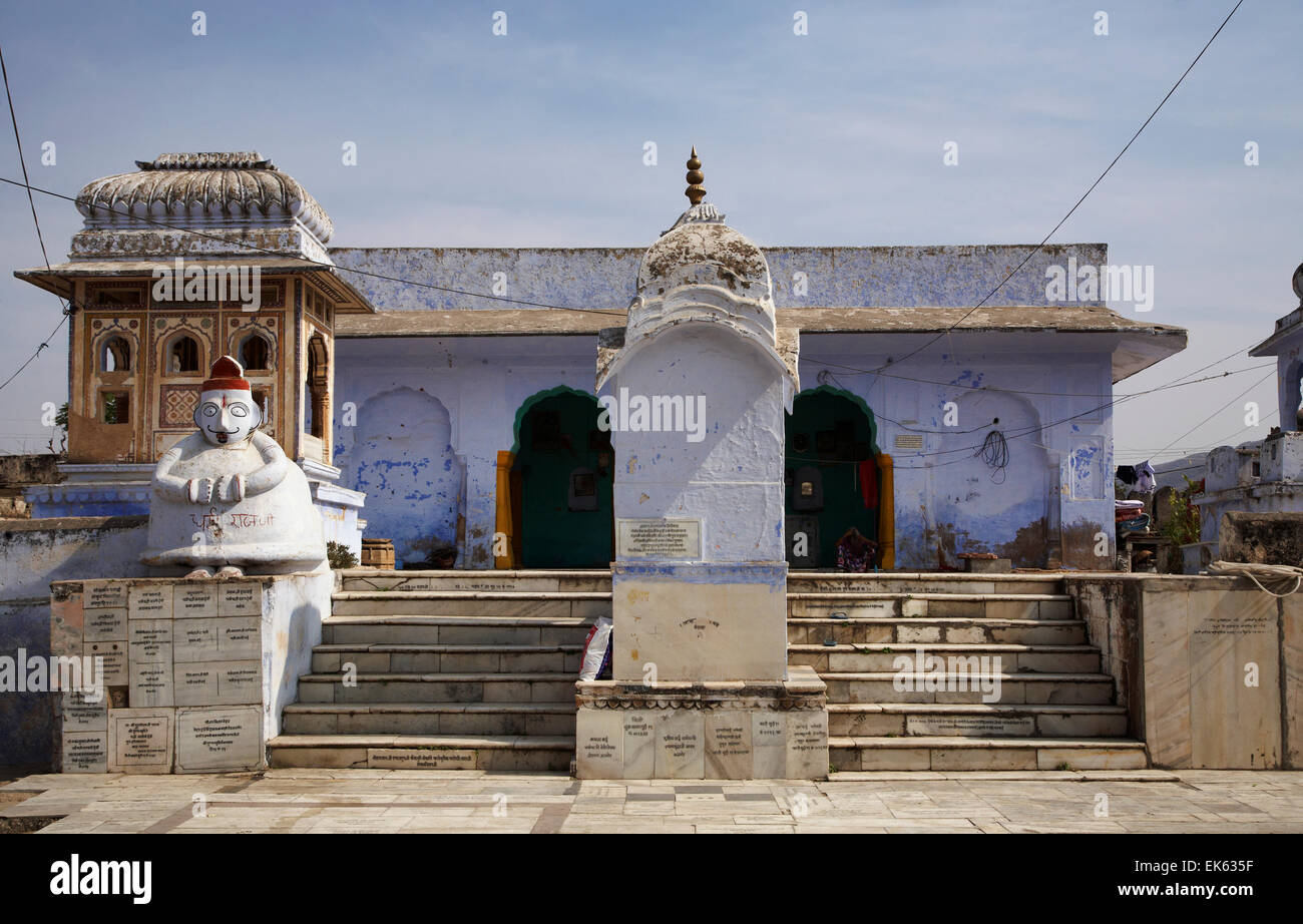 India, Rajasthan, Pushkar, hindu temple Stock Photo - Alamy