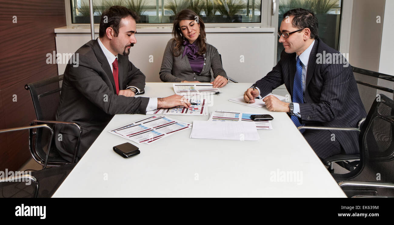Italy, office business meeting Stock Photo - Alamy