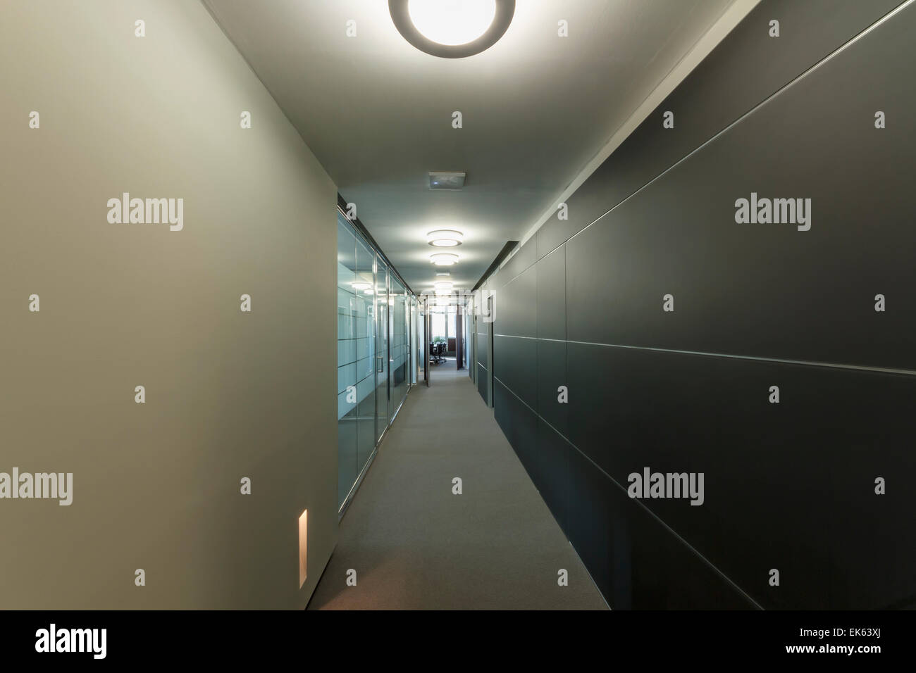 Italy, office corridor Stock Photo - Alamy
