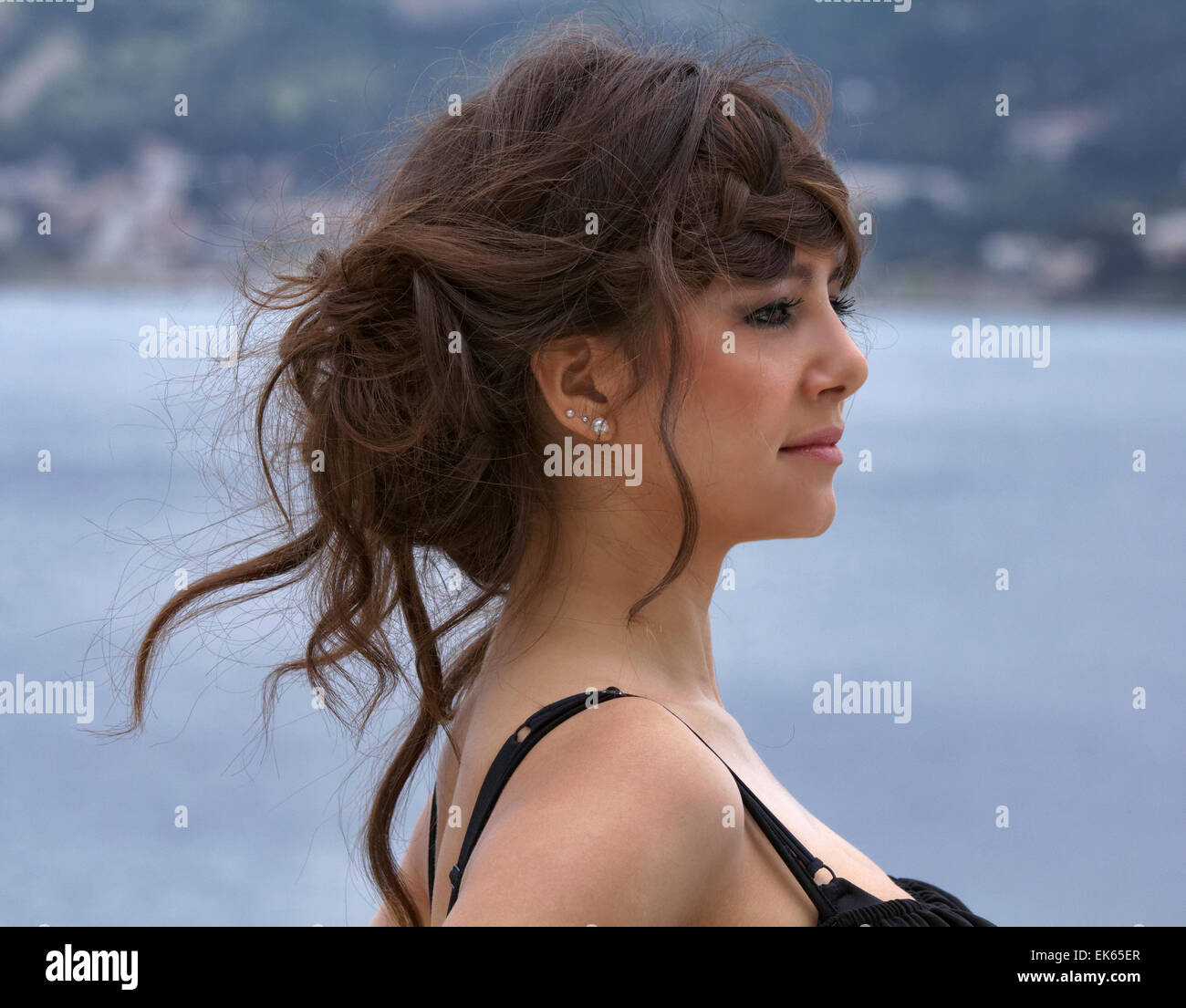 Italy, Sicily, young girl portrait Stock Photo - Alamy