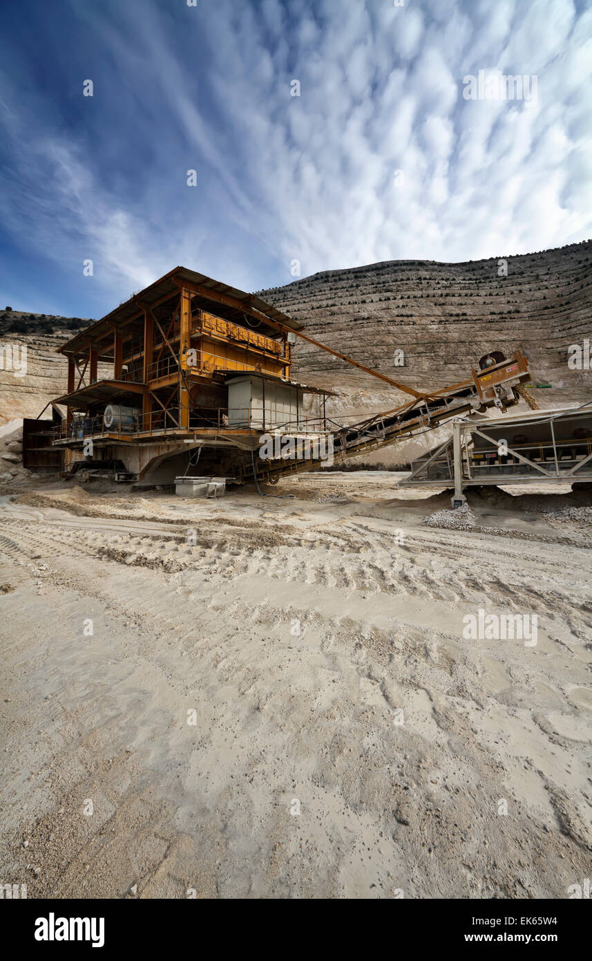 Italy, Maddaloni (Naples), stone pit Stock Photo - Alamy