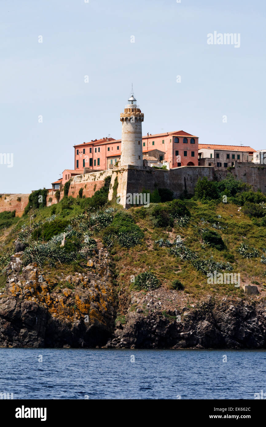 Italy, Tuscany, Elba Island, lighthouse Stock Photo - Alamy