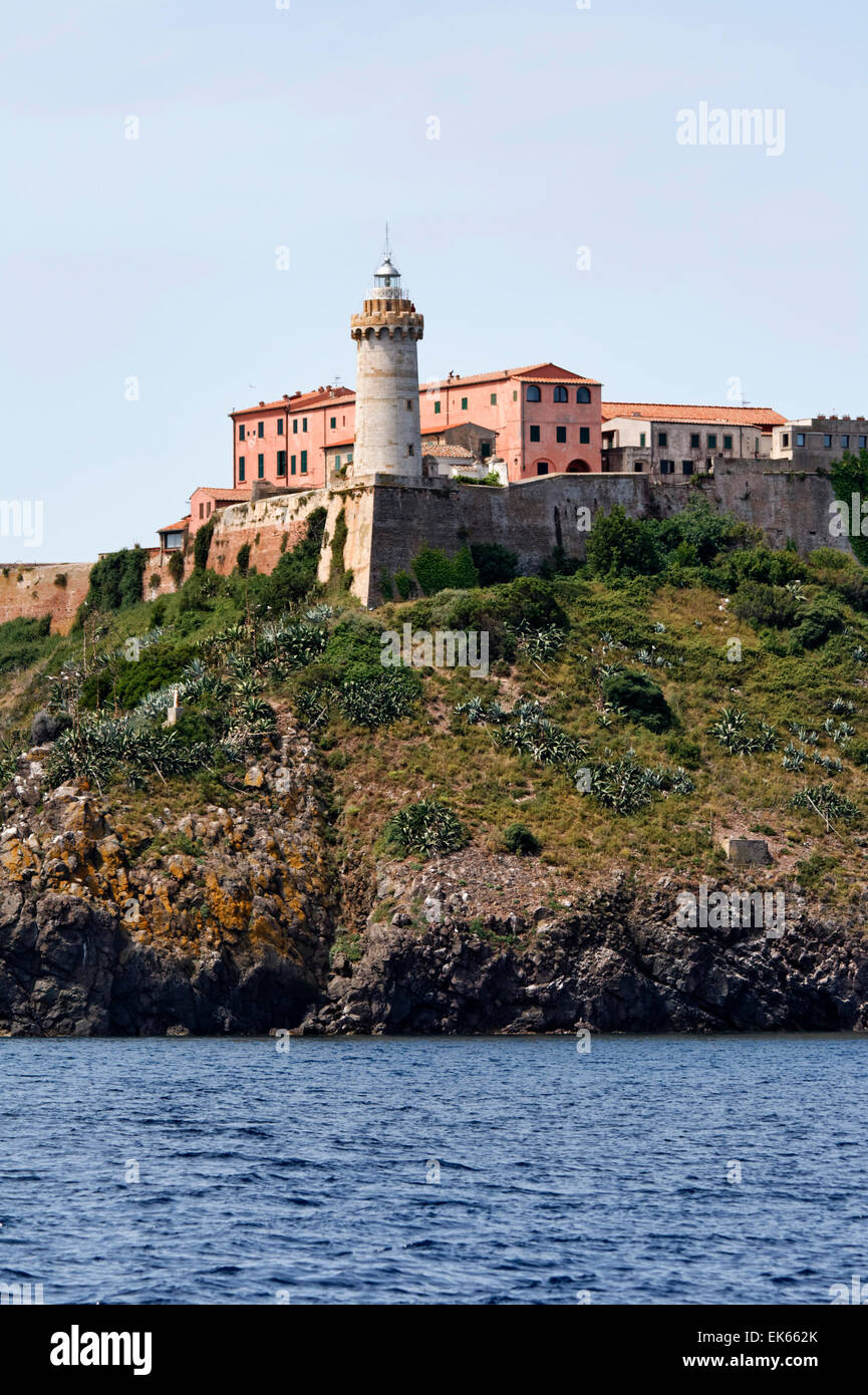 Italy, Tuscany, Elba Island, lighthouse Stock Photo - Alamy