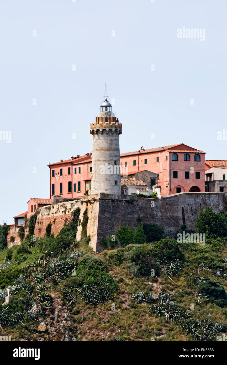Italy, Tuscany, Elba Island, lighthouse Stock Photo - Alamy
