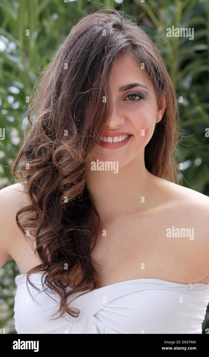 Italy, Sicily, young girl portrait Stock Photo - Alamy