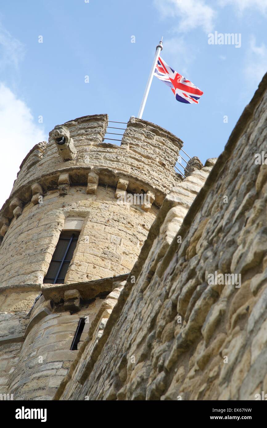 Observatory tower of Lincoln Castle - Lincoln, Lincolnshire, UK, Europe ...