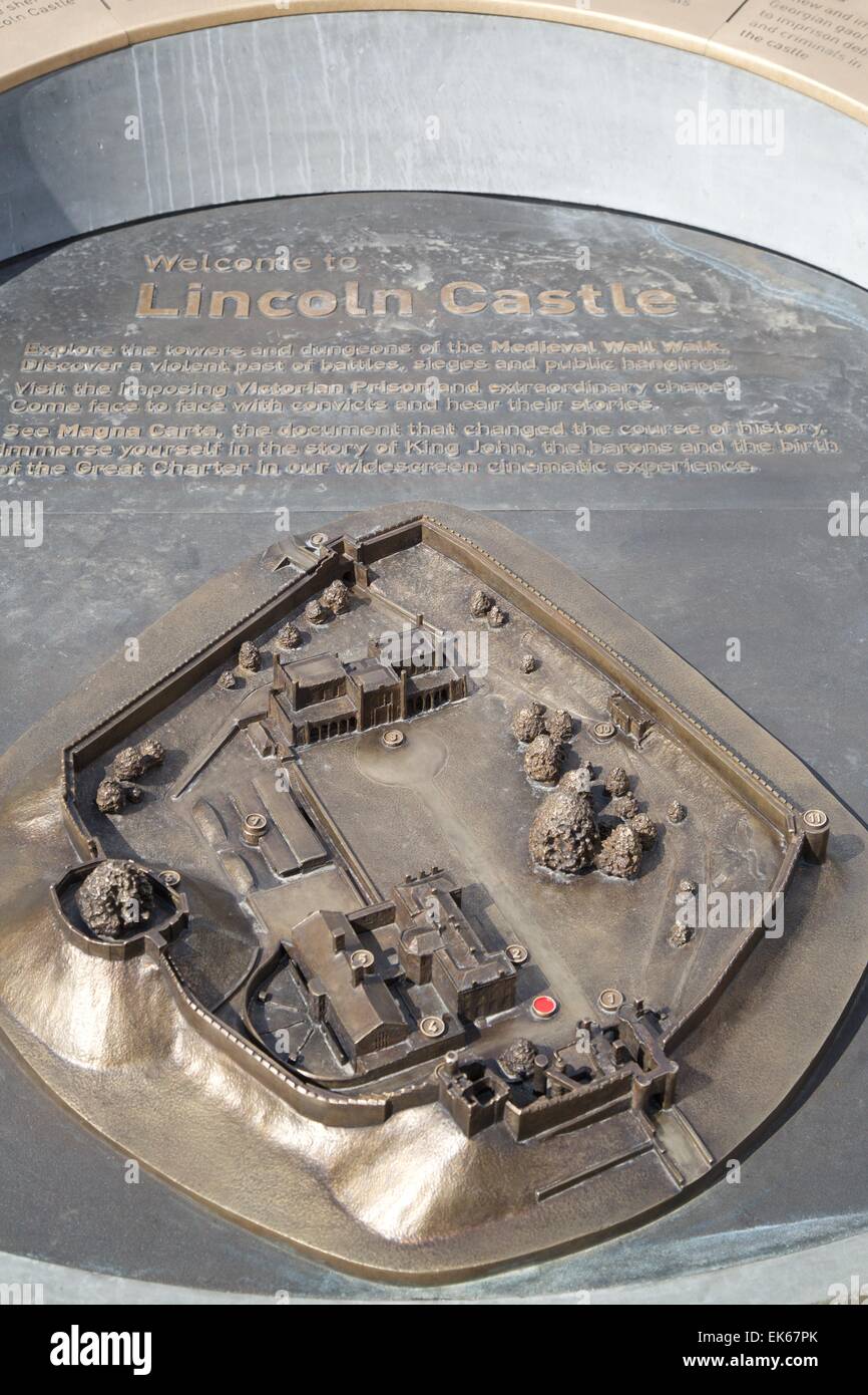 Bronze 3D model showing Lincoln Castle 2015 since major refurb Stock ...