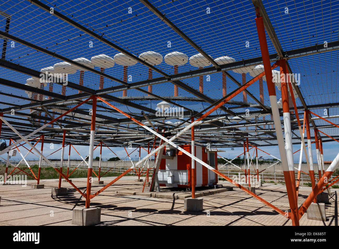 ITALY, Bari, international airport, flight control sensors Stock Photo ...