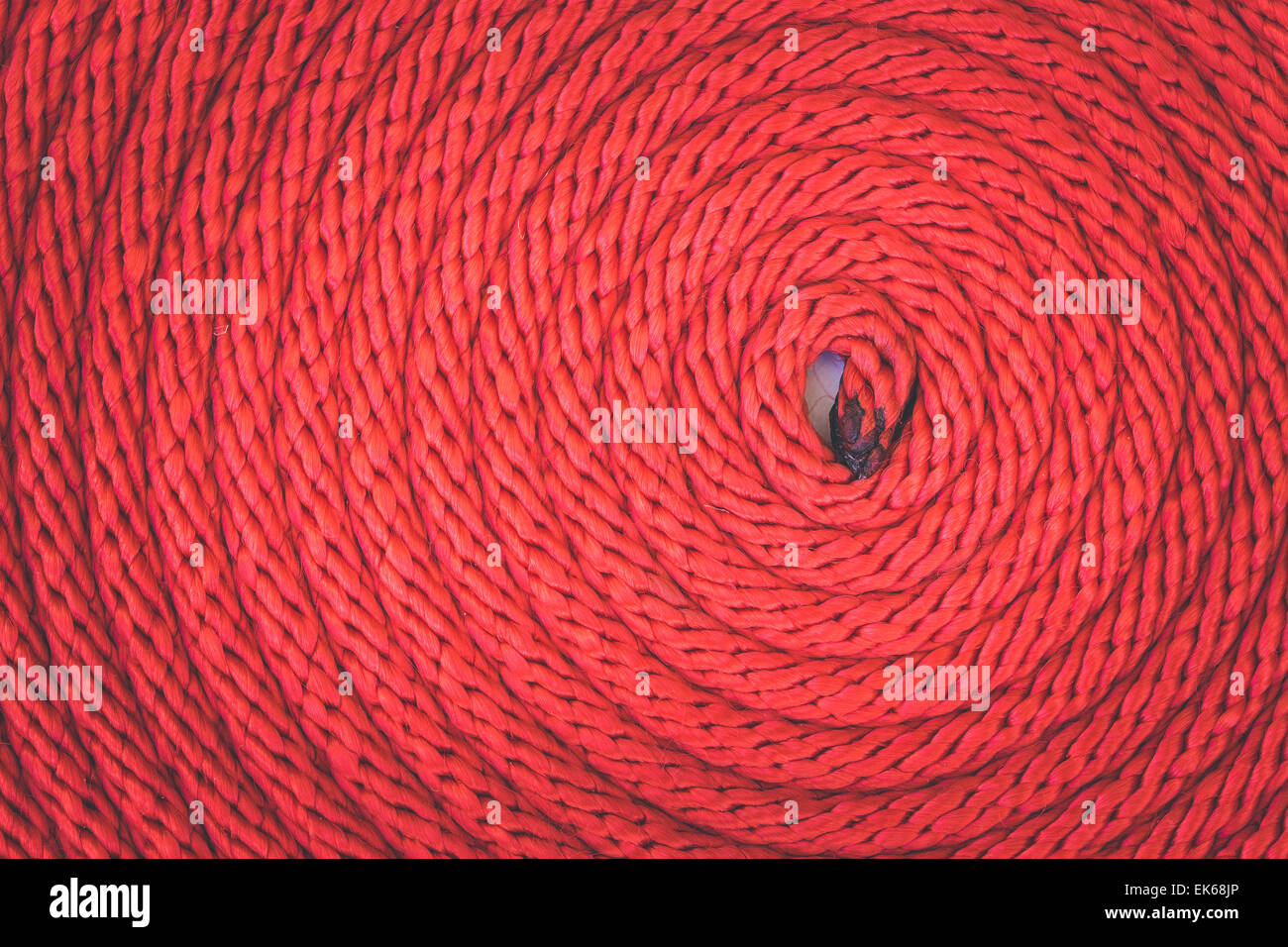 Macro Texture of red rope for background Stock Photo - Alamy
