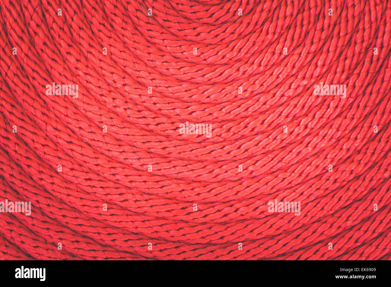 Macro Texture of red rope for background Stock Photo - Alamy