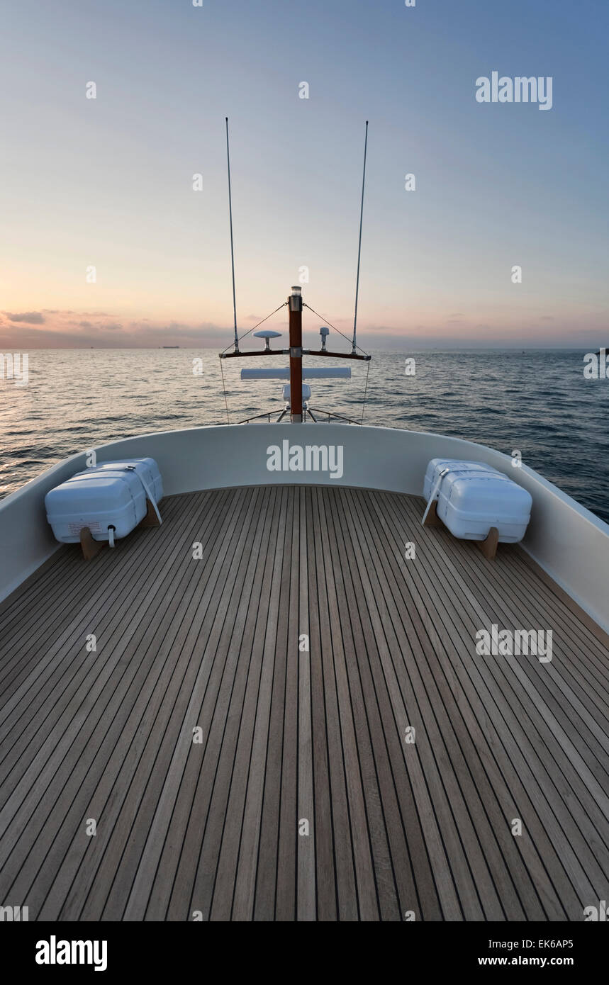 Italy, Lazio, Fiumicino, Tirrenian sea, Morgan 70' Lobster luxury yacht ...