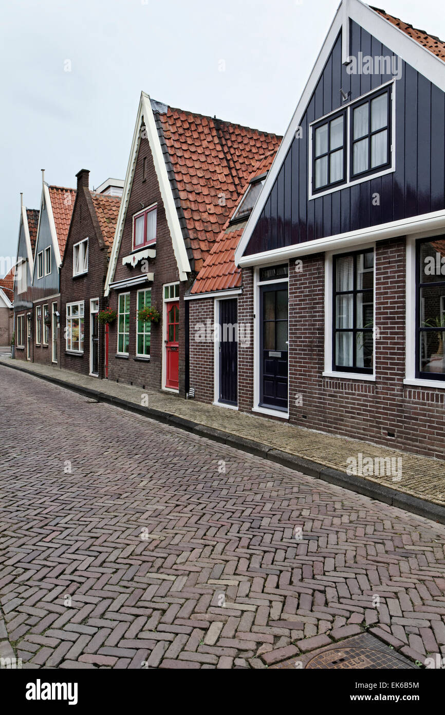 Holland, Volendam, old stone houses Stock Photo - Alamy