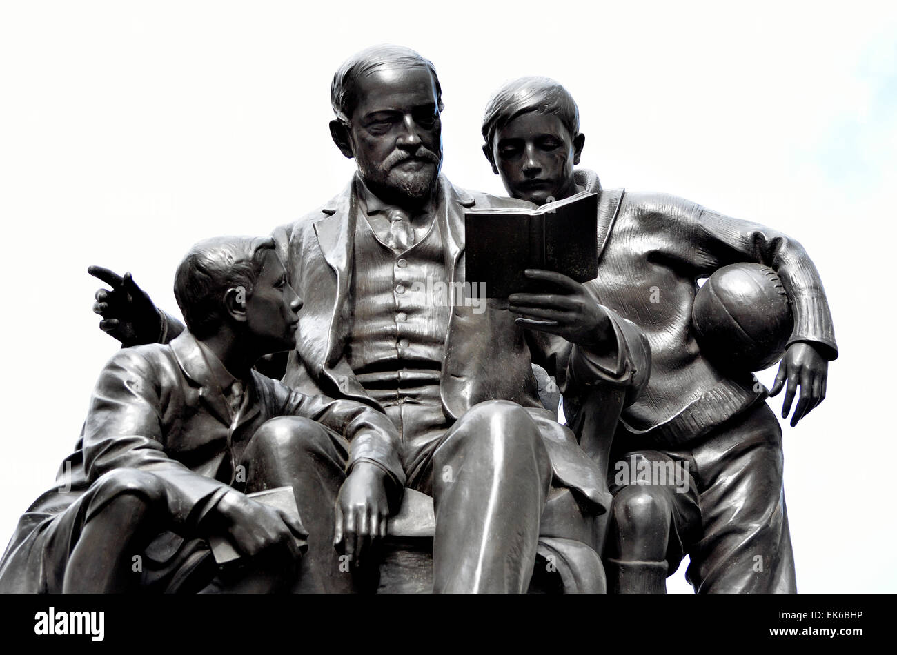 London, England, UK. Statue (Sir George Frampton; 1906) of Quintin Hogg ...