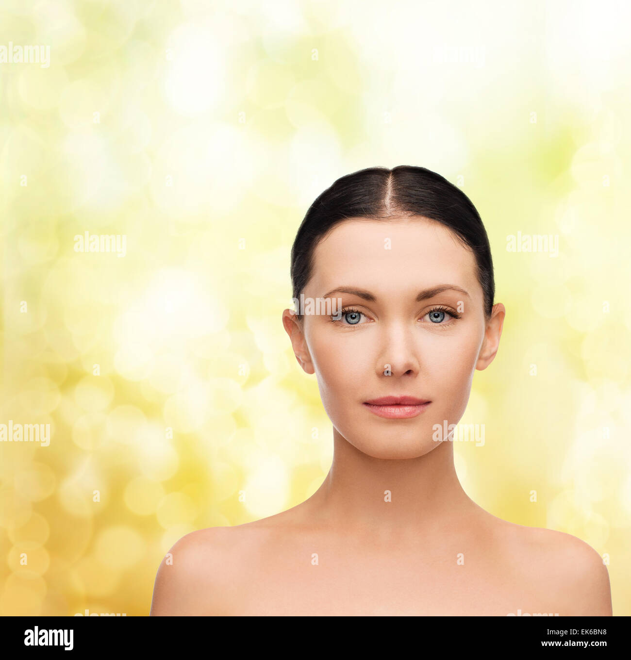 face and shoulders of beautiful woman Stock Photo - Alamy