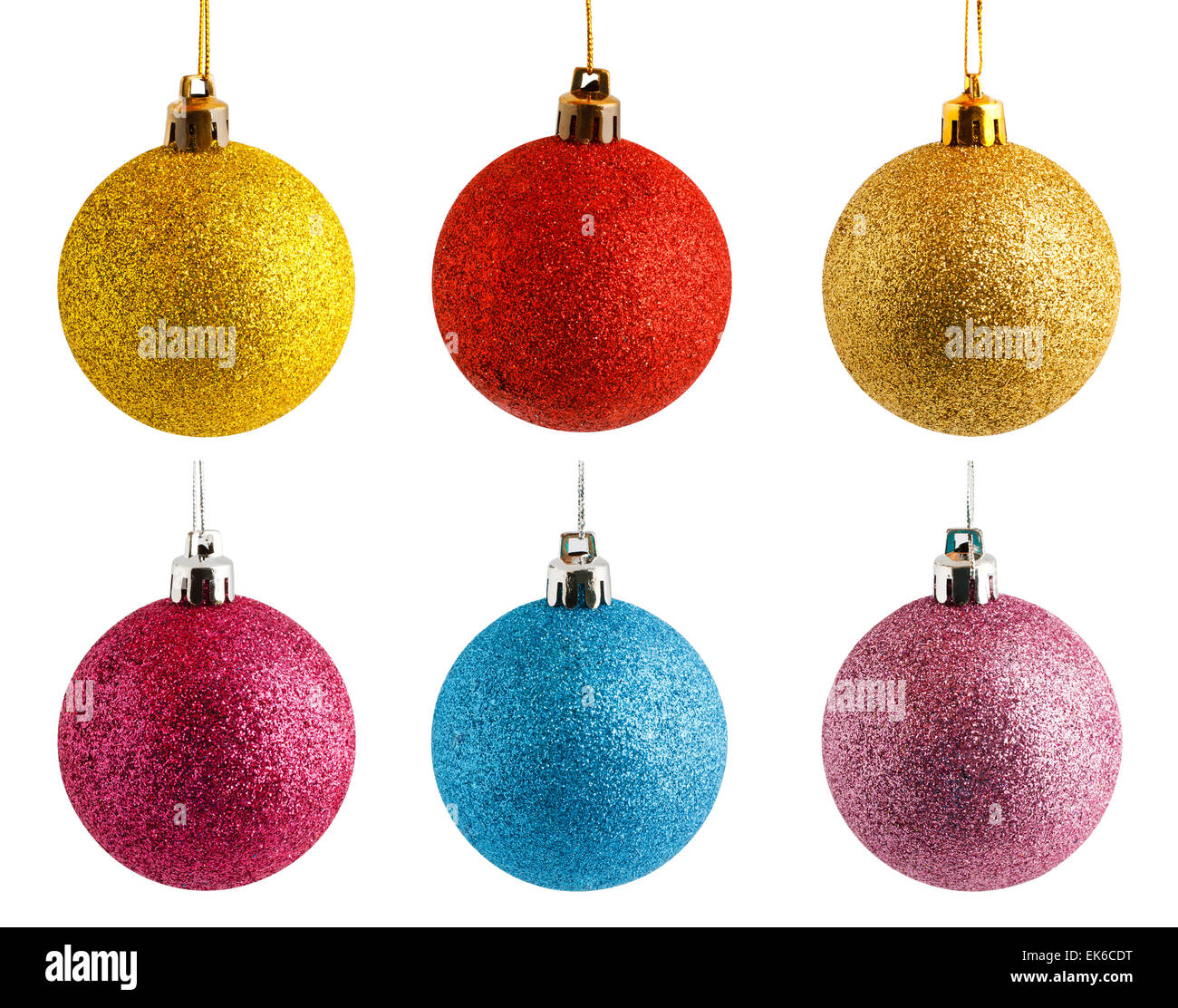colored Christmas balls Stock Photo - Alamy