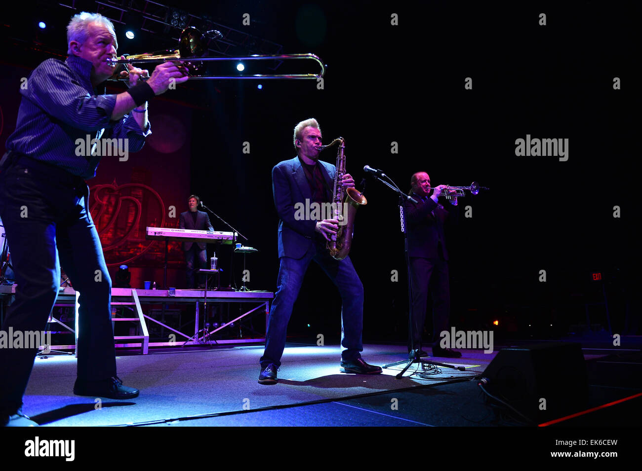 Chicago performing live in concert at Hard Rock Live! in the Seminole ...