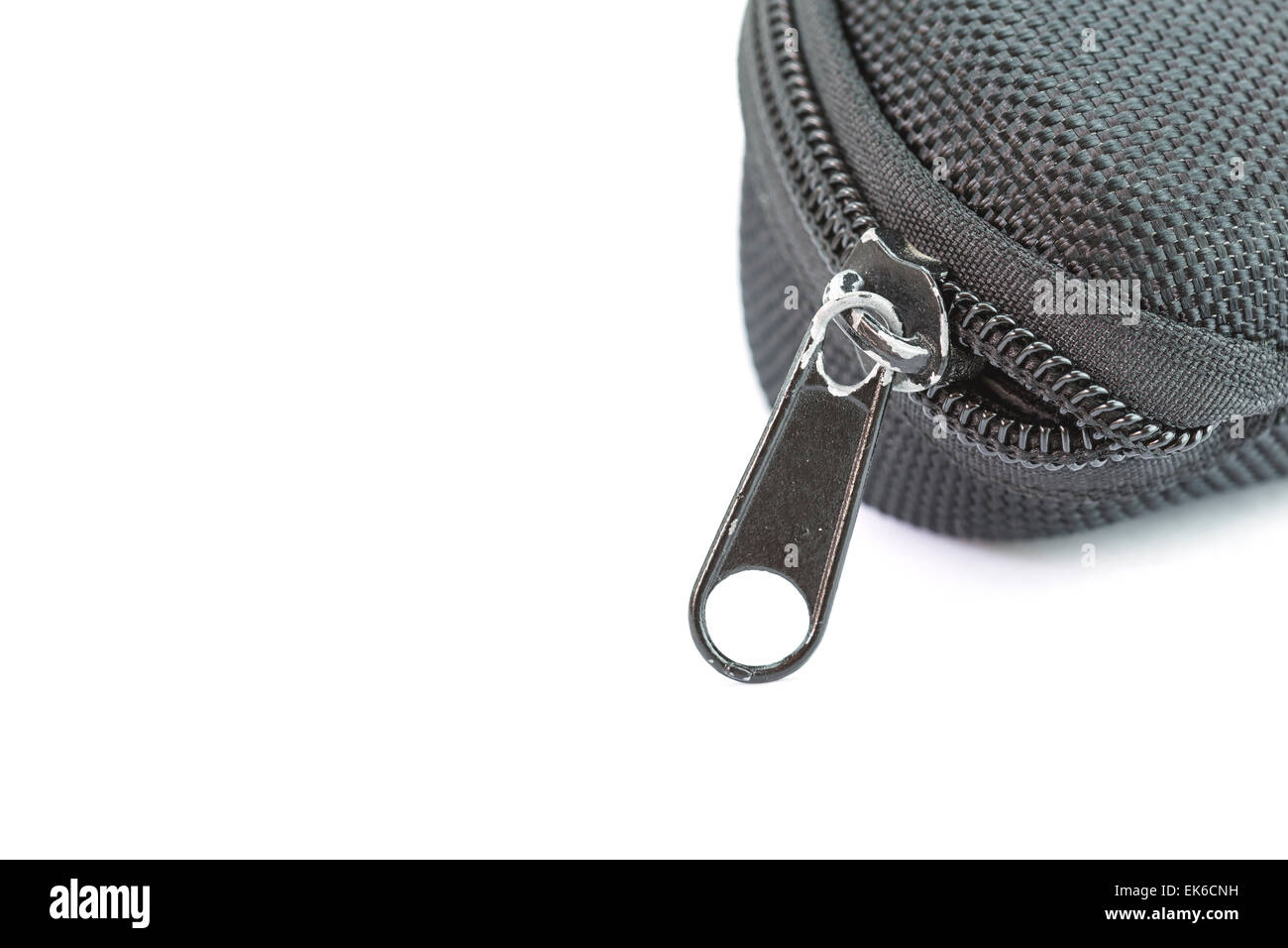 Close up Black old zipper isolated on white background Stock Photo - Alamy