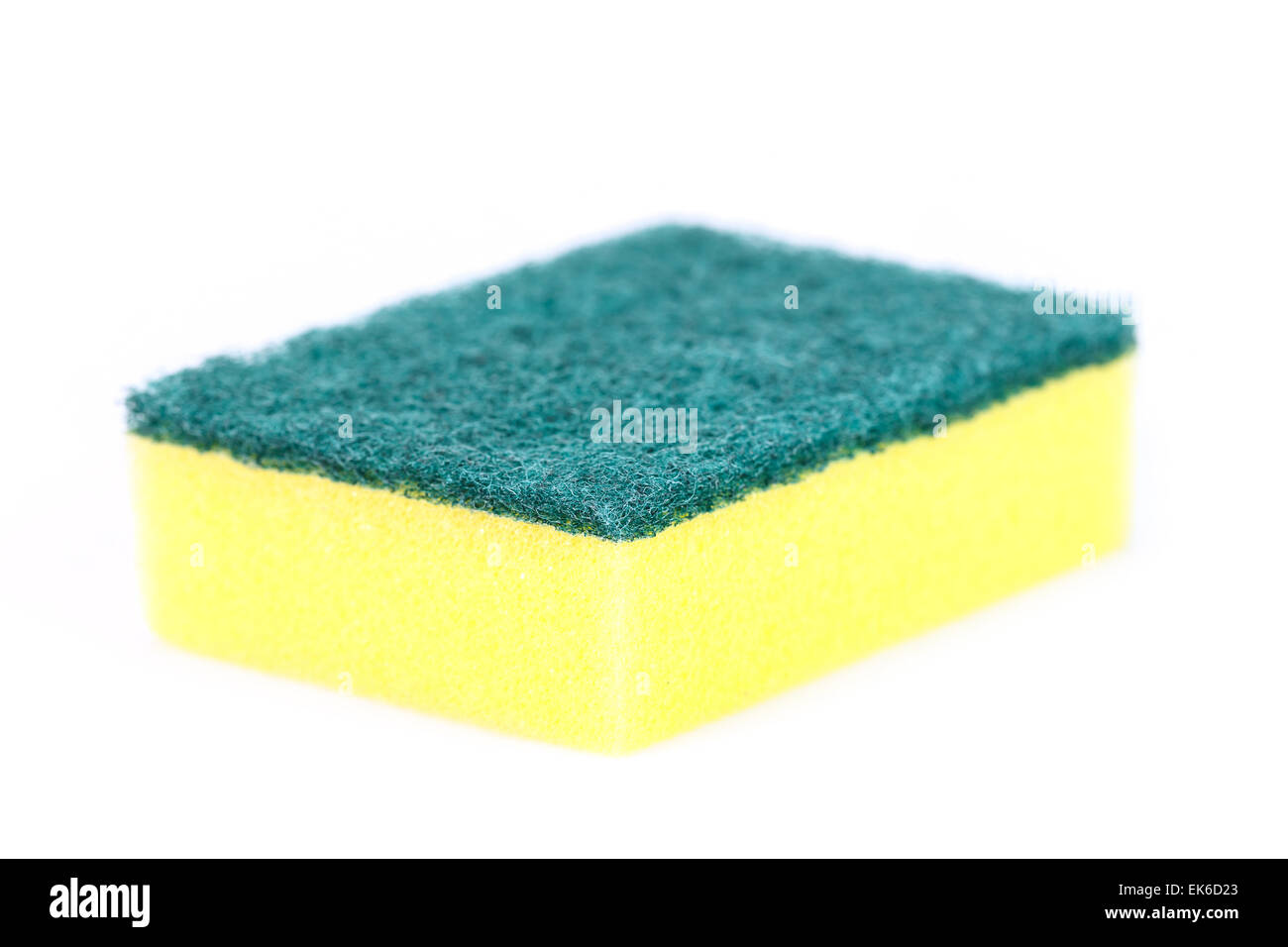 Kitchen Sponge for dish cleaning isolated on white Stock Photo - Alamy
