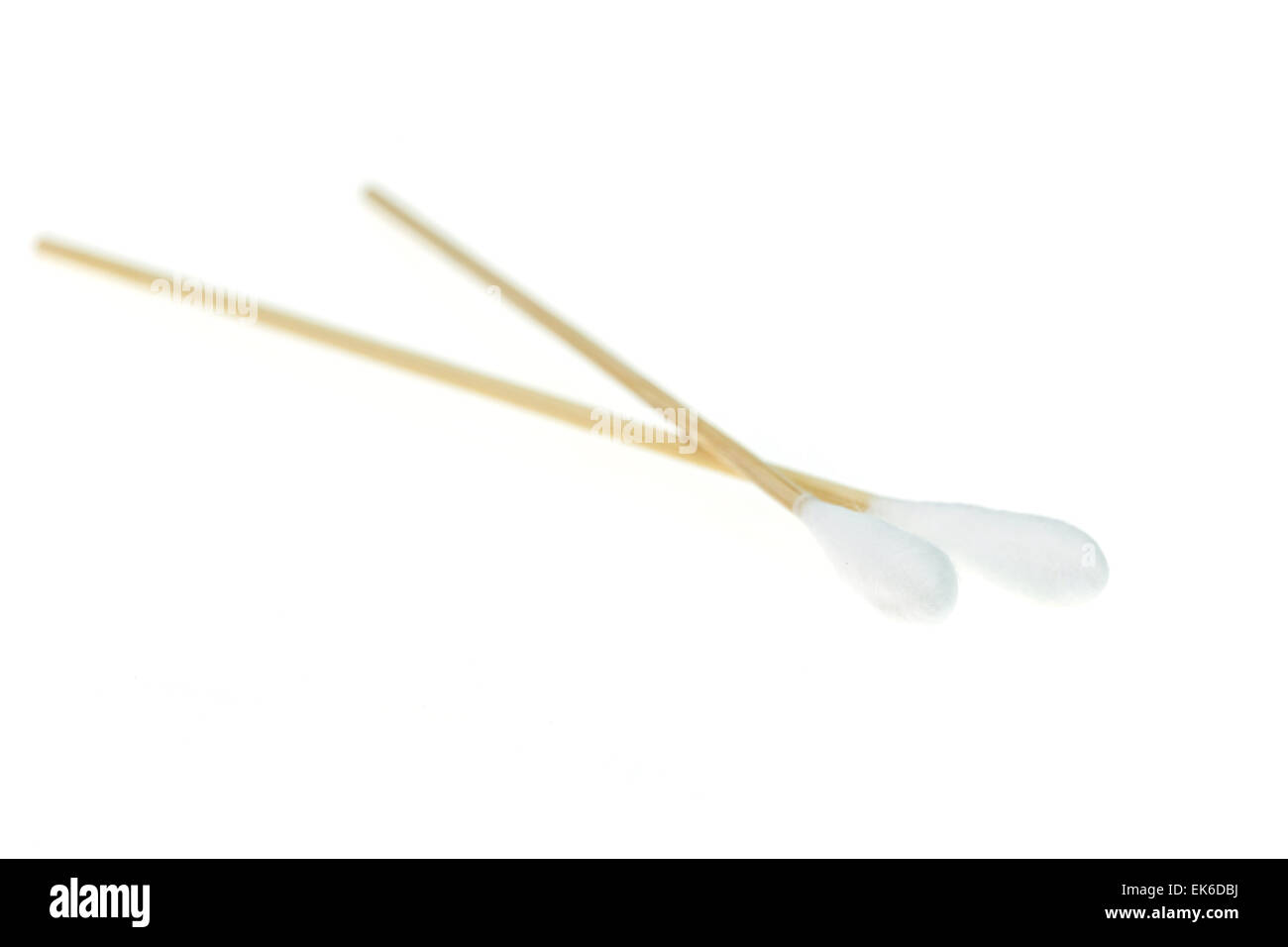 Cotton sticks isolated on white background Stock Photo - Alamy