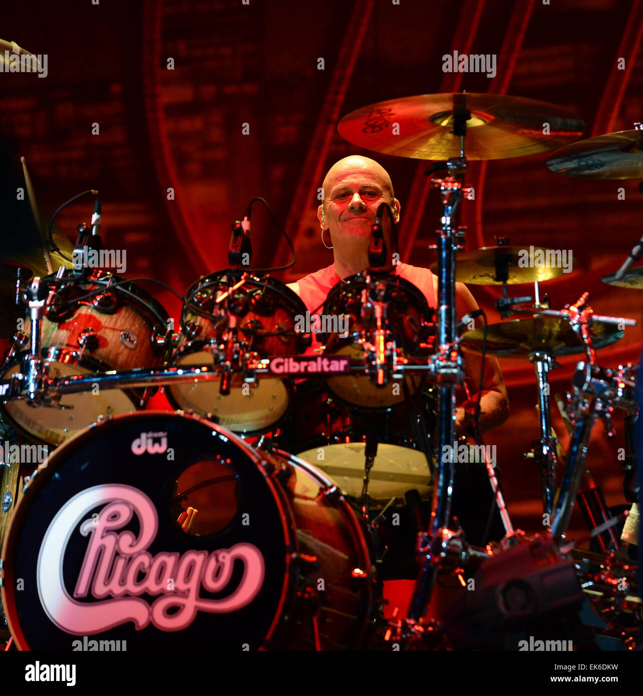 Chicago performing live in concert at Hard Rock Live! in the Seminole ...