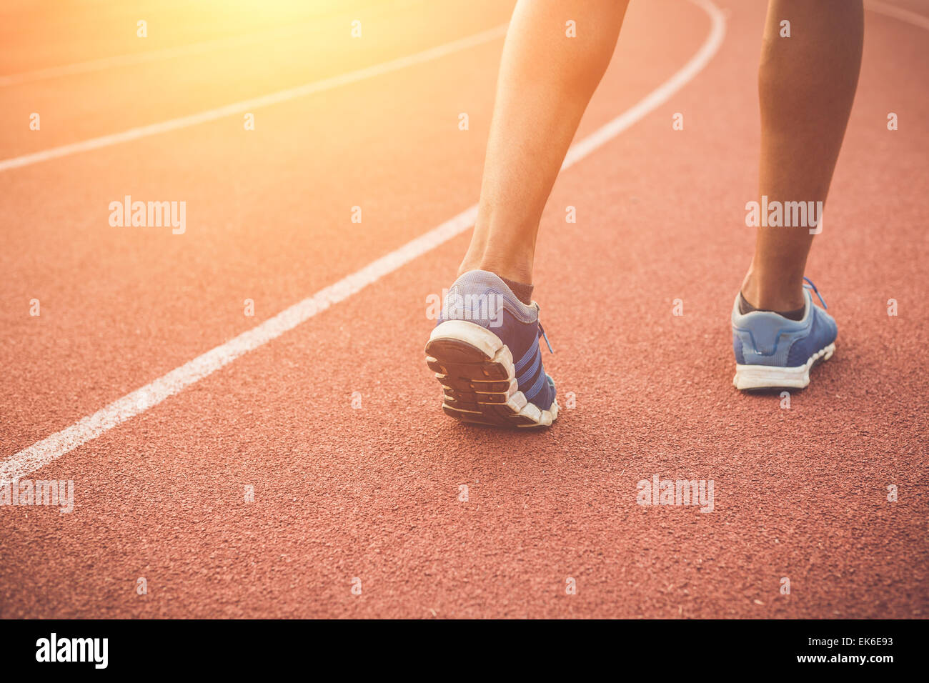Athlete feet running on white hi-res stock photography and images - Alamy