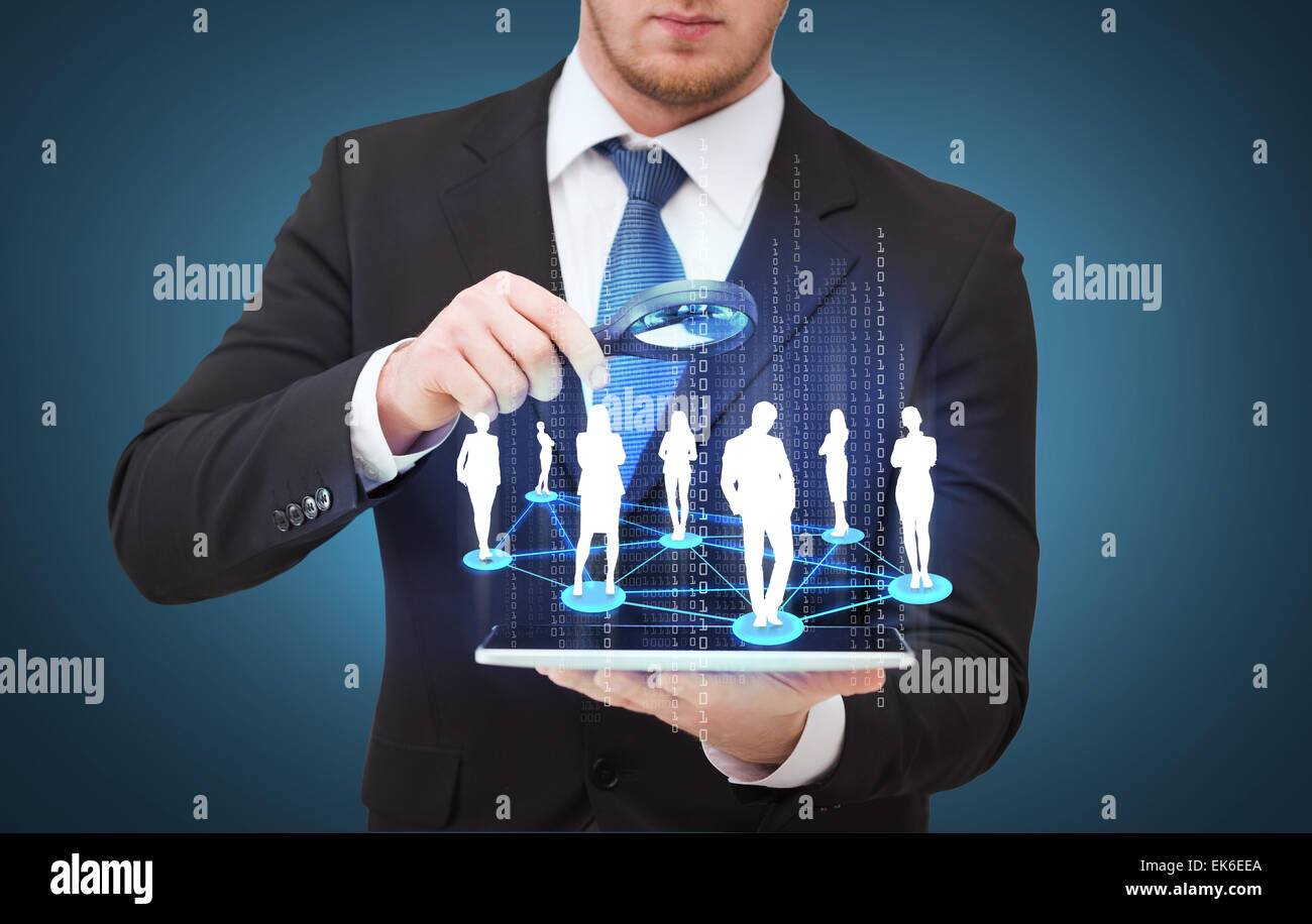 Teamwork magnifier hi-res stock photography and images - Alamy