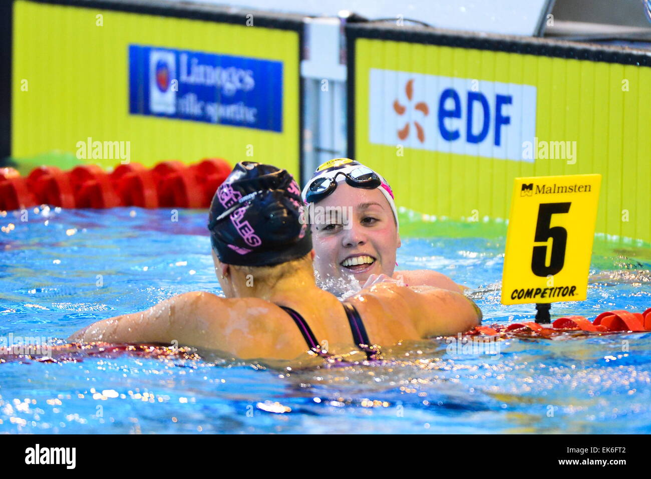 Lara GRANGEON/Sharon VAN ROUWENDAAL - 200m Papillon - 02.04.2015 ...