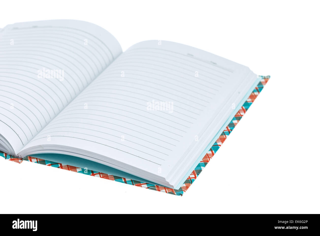 Notebook isolated on white background Stock Photo - Alamy