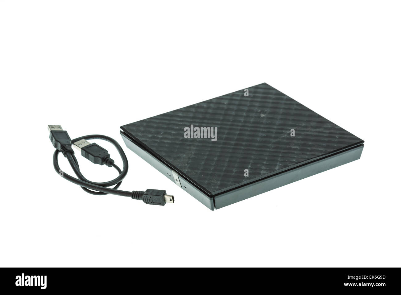 External DVD rom isolated on white background Stock Photo - Alamy