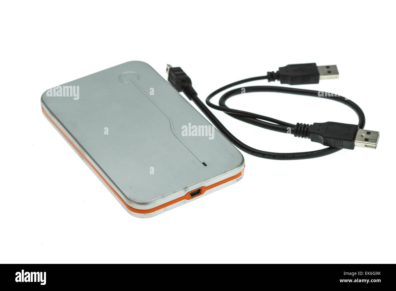 External hard disk drive isolated on white background Stock Photo - Alamy