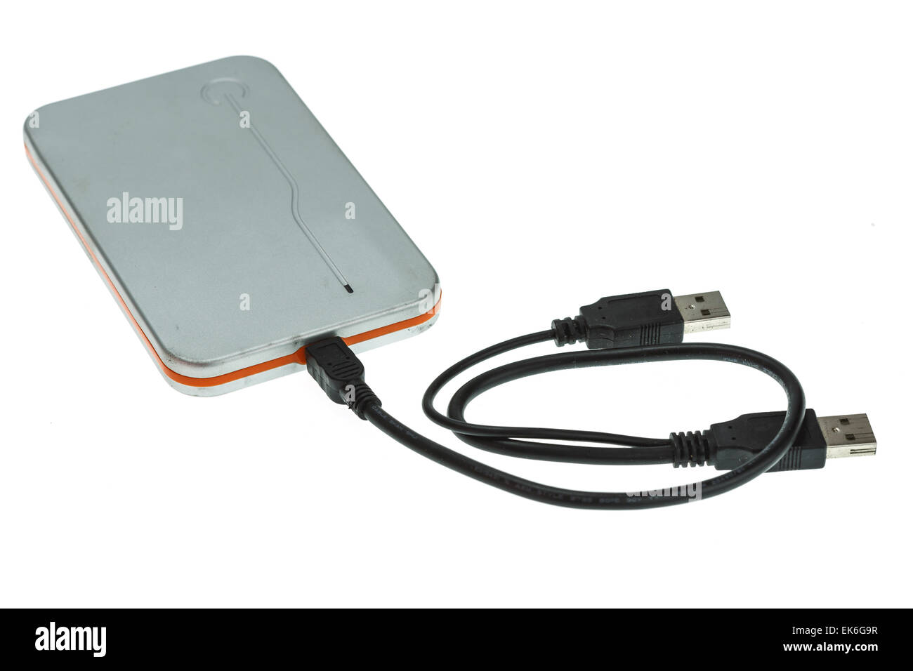 External hard disk drive isolated on white background Stock Photo - Alamy