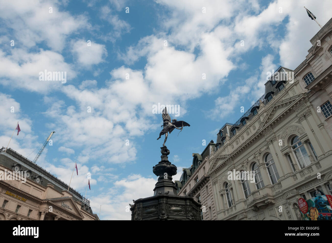 Eros statue at Piccadilly Circus, London Stock Photo - Alamy