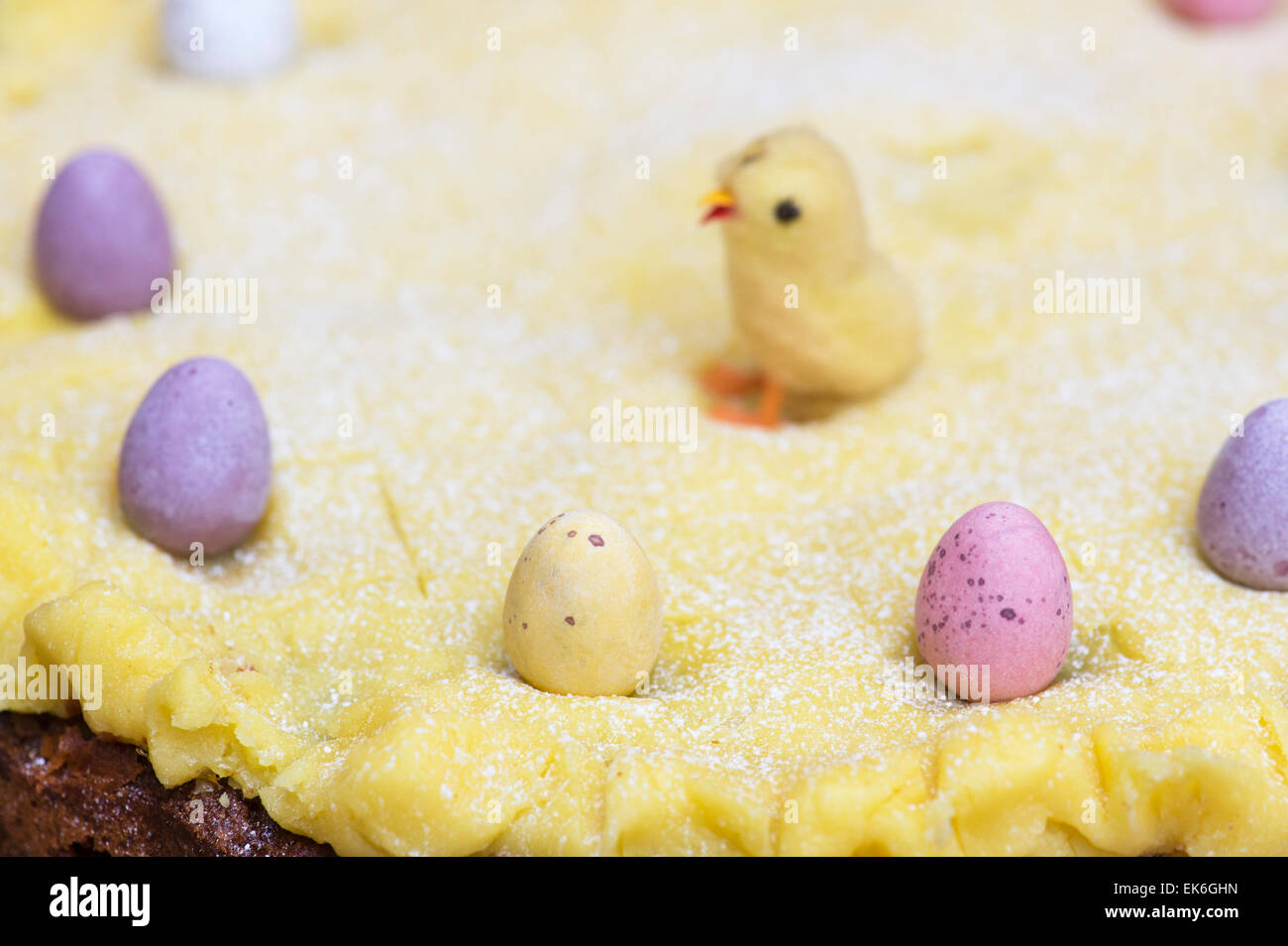 Simnel cake. Easter Cake Stock Photo - Alamy