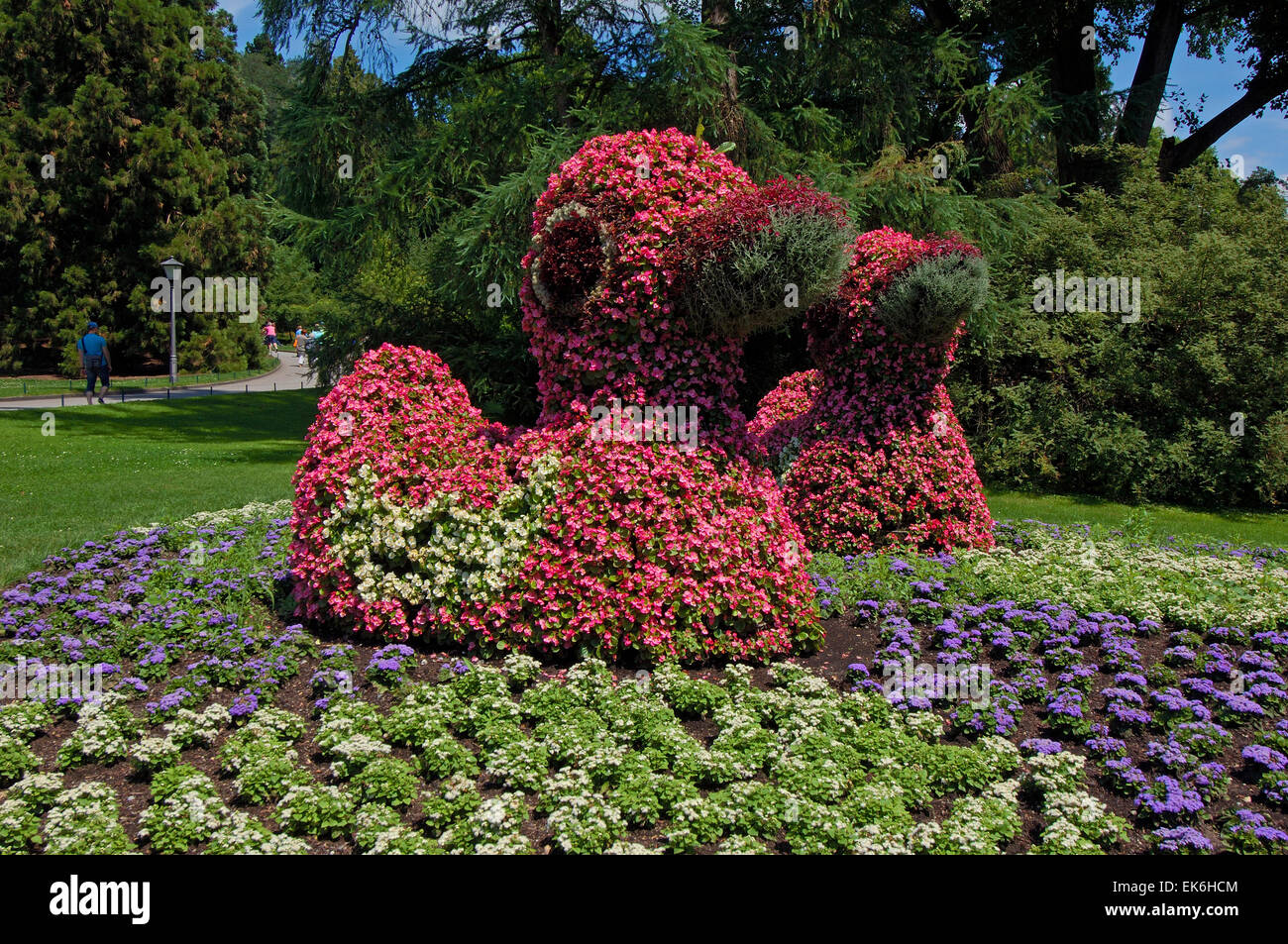 Mainau, Flower Island, Flowers sculpture, Baden-Wuerttemberg, Germany ...