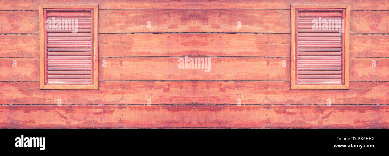 Wooden Window of boat with retro filter effect Stock Photo - Alamy