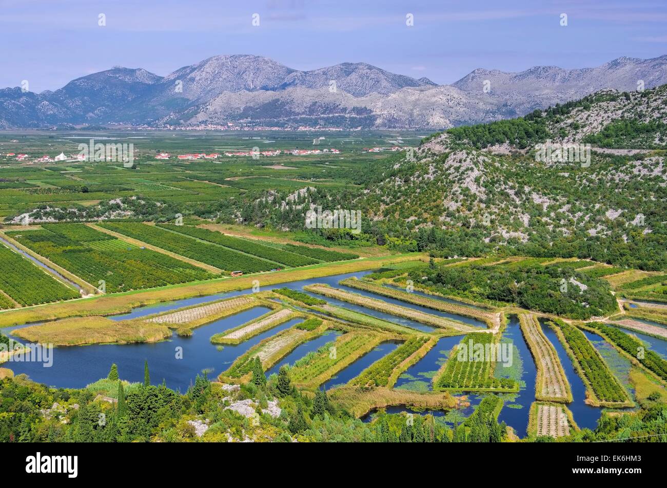 Neretva river delta agriculture hi-res stock photography and images - Alamy