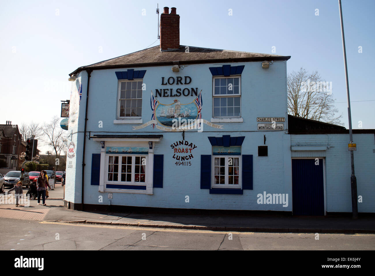 The Lord Nelson pub, Emscote, Warwick, Warwickshire, England, United ...