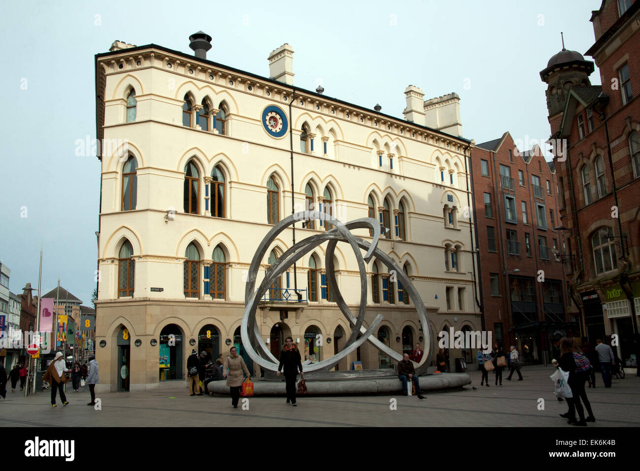 The Spirit of Belfast - public art sculpture and Freemasons' Hall ...