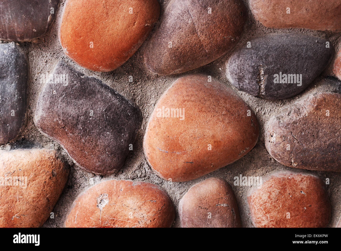 Pebble stone wall hi-res stock photography and images - Alamy