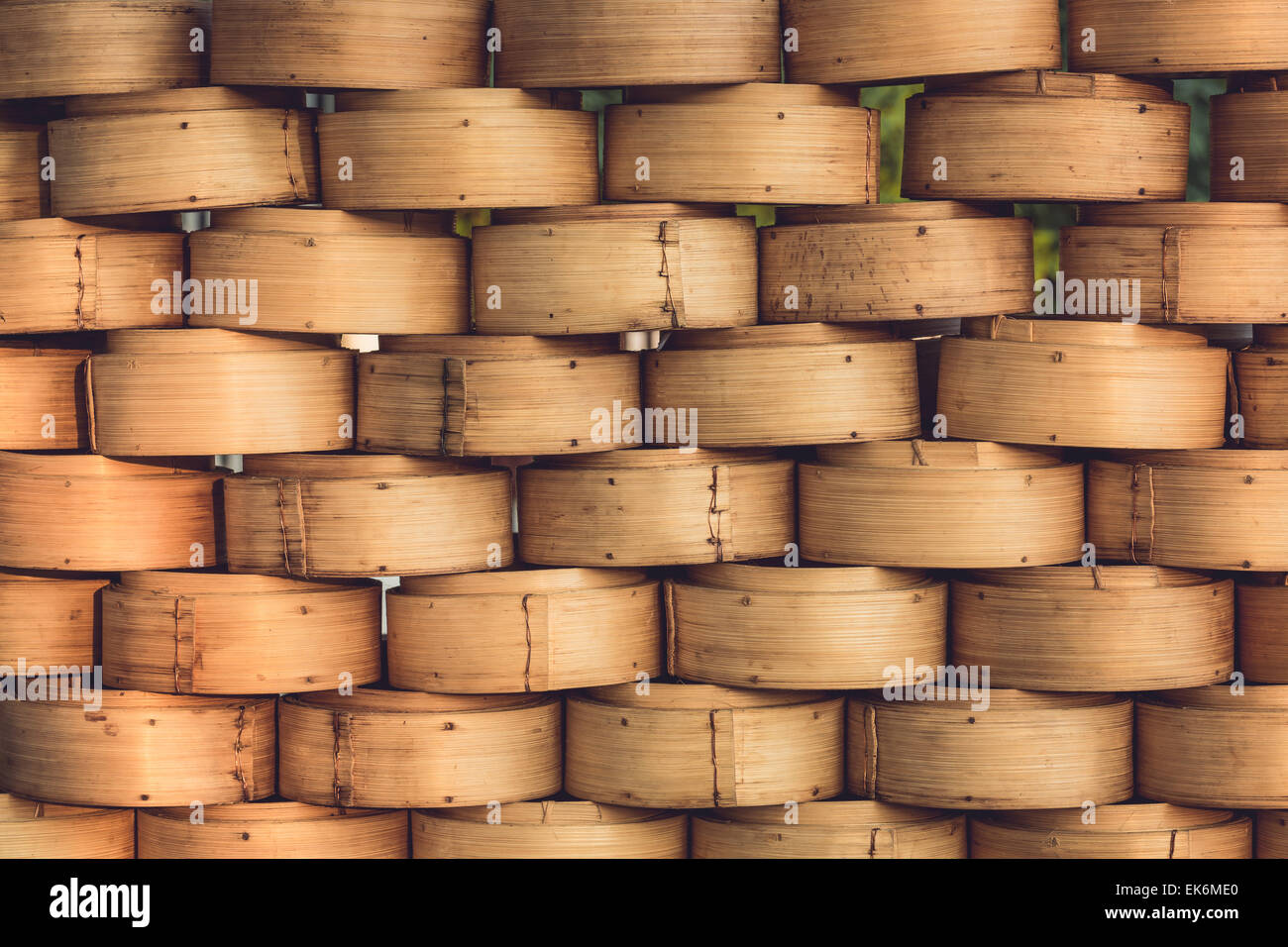 Stack of Chinese Bamboo Steamer for Steaming Chinese Food Stock Photo ...