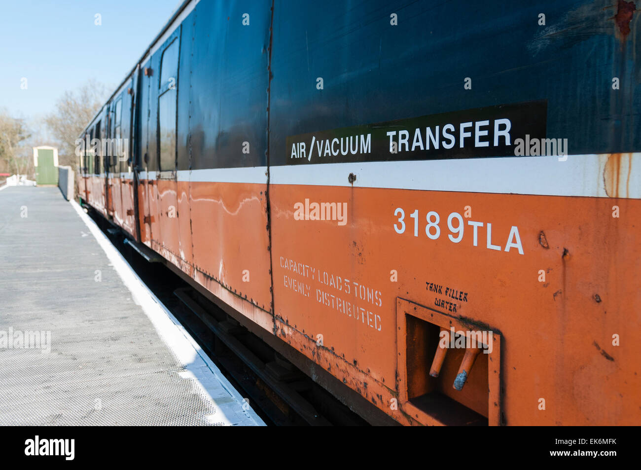 Electrical Generator car on a train Stock Photo - Alamy