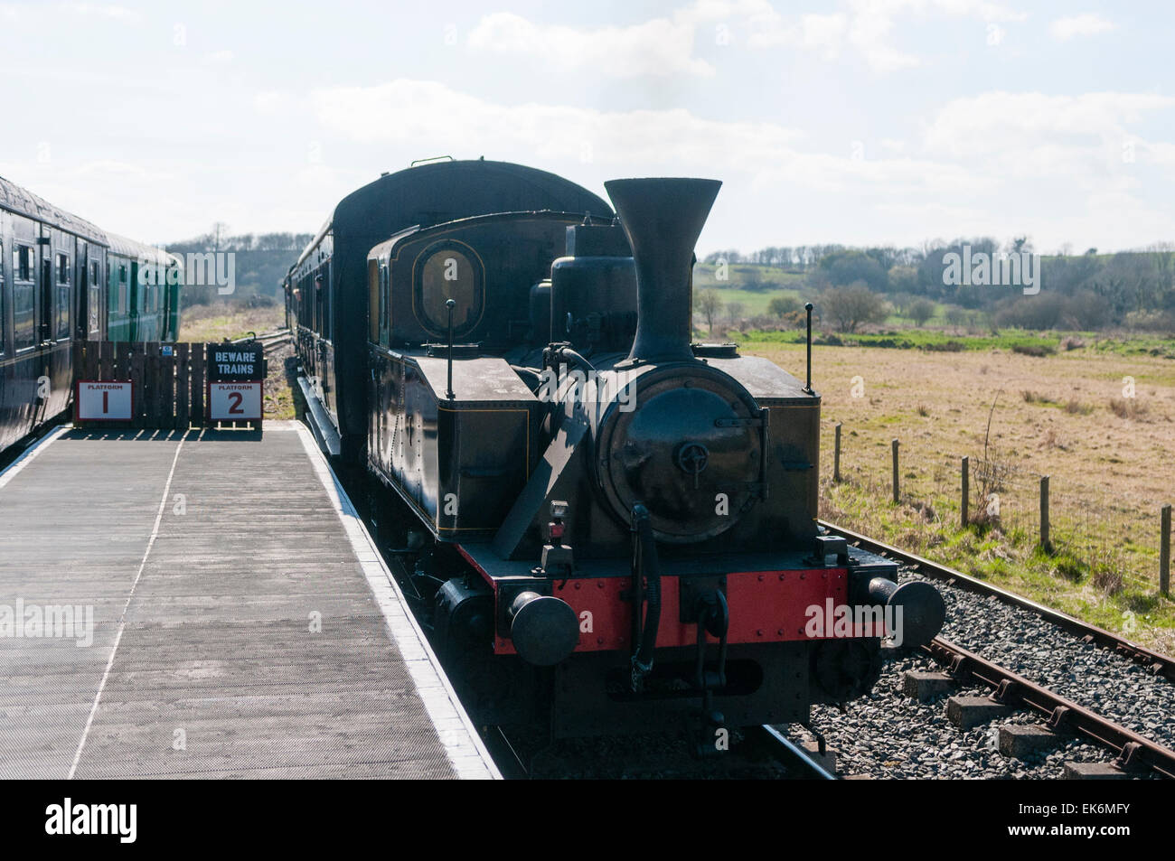 Stationary steam locomotive hi-res stock photography and images - Alamy