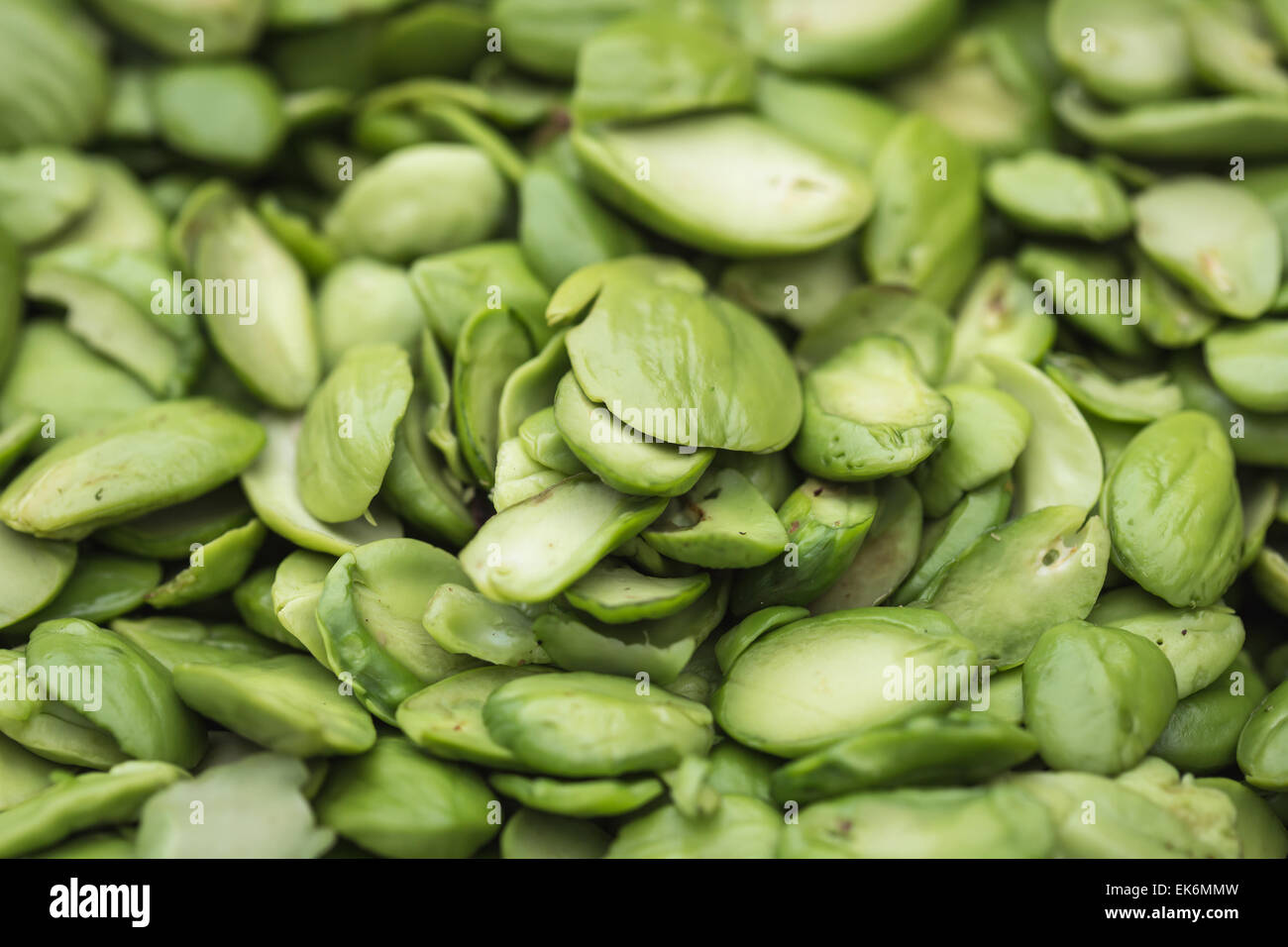 Close up Tropical stinking edible beans (Parkia Speciosa Stock Photo ...