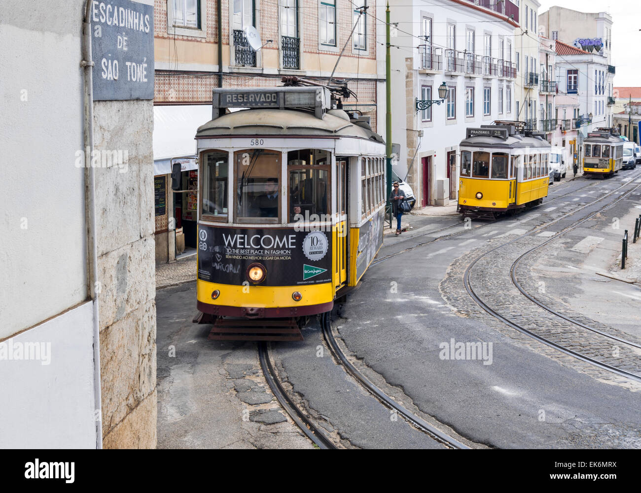Historic trams of lisbon hi-res stock photography and images - Alamy