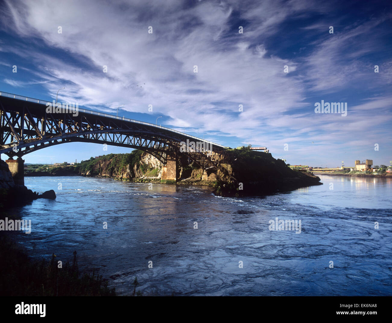 North America, Canada, New Brunswick, Saint John, Saint John River ...