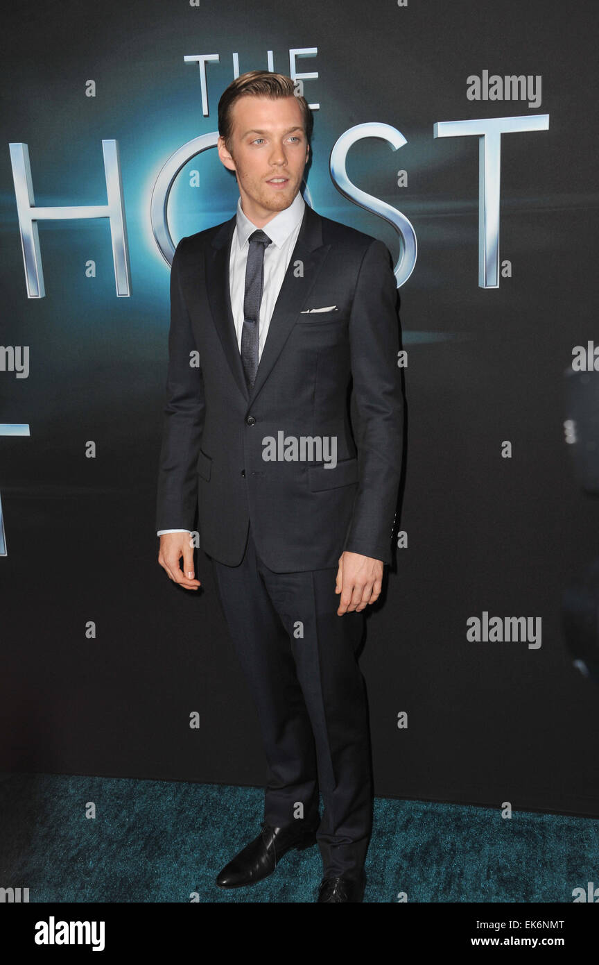 LOS ANGELES, CA - MARCH 19, 2013: Jake Abel at the Los Angeles premiere ...